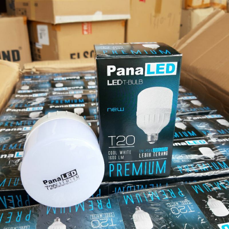 Jual LAMPU LED LISTRIK PANALED PREMIUM MODEL T-BULB 20WATT | Shopee ...