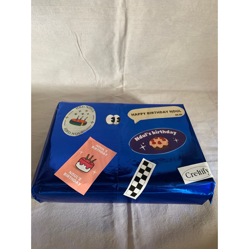 Jual Kertas metalic kertas silver hologram bungkus kado viral aestetik ...