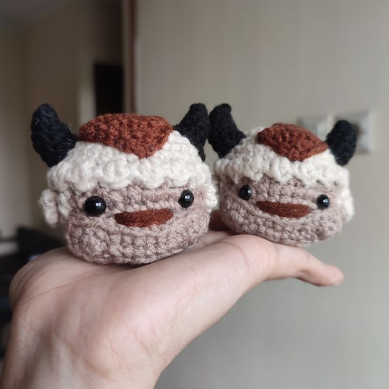 Jual amigurumi appa avatar aang keychain | boneka rajut karakter ...