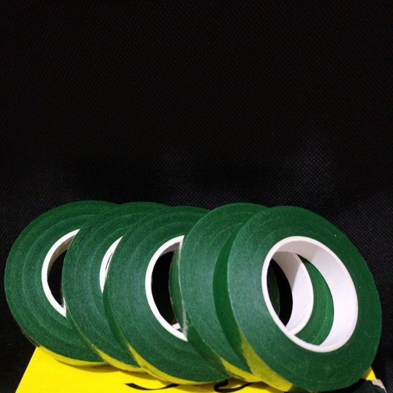 Jual Floral Tape Hijau Per Roll 30 Yard / Solatip Hijau Per Roll 30 ...