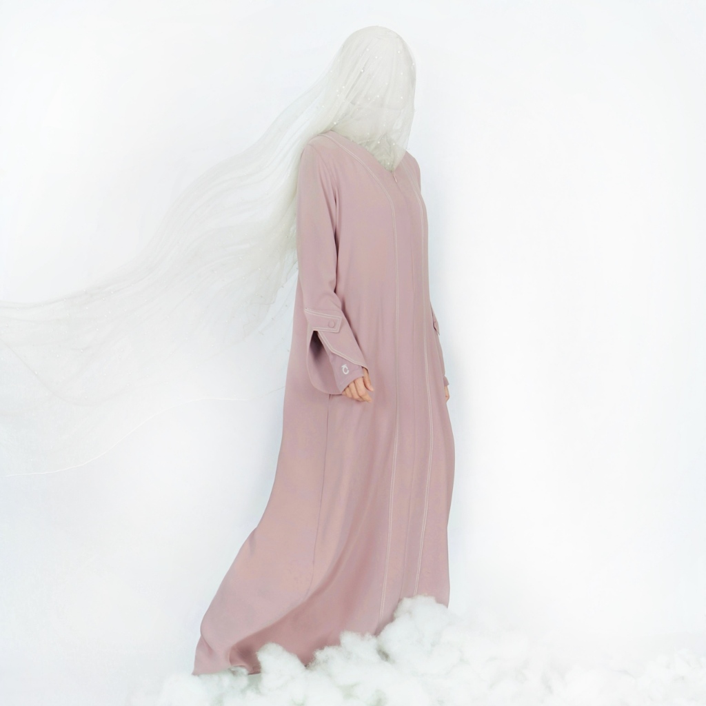 Jual Chadaree - Ramadhan Serene Shade Rubina Abaya | Shopee Indonesia