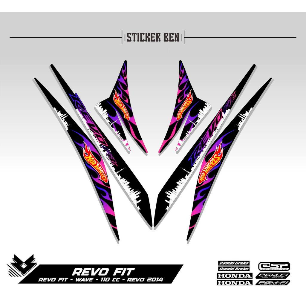 Jual Striping Revo Fit Motif x3/2014/Api/Hotwhells/Tribal/Fire/Fi ...