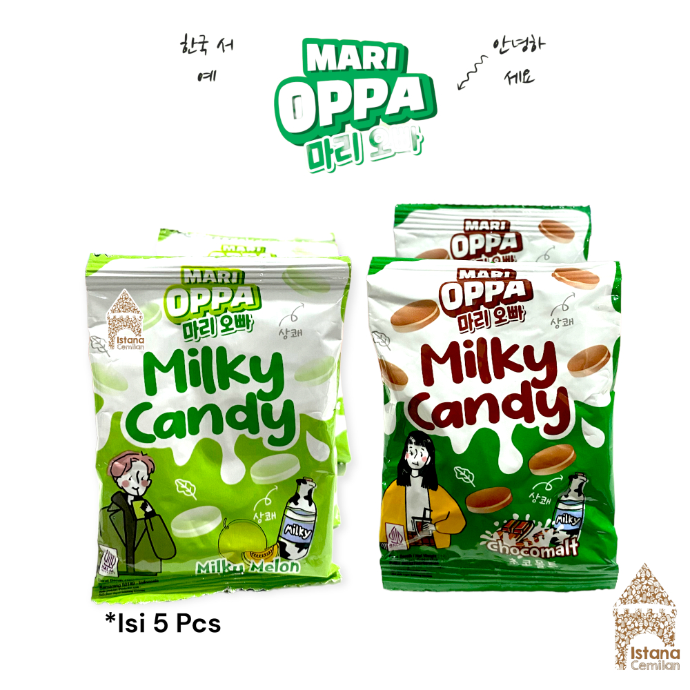Jual Mari Oppa Permen Susu Milky Candy Viral (isi 5 pcs) | Shopee Indonesia
