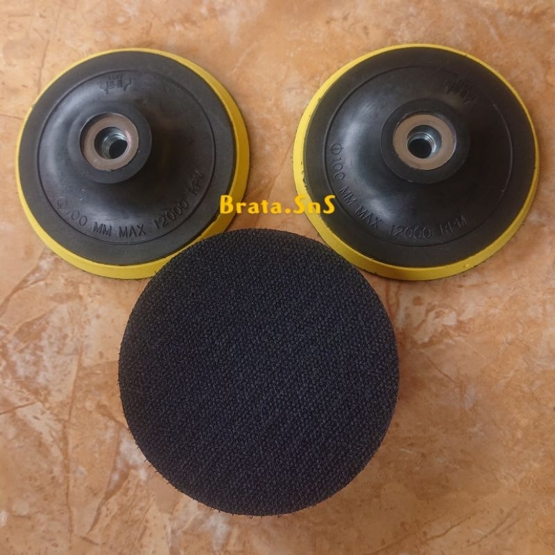 Jual Sending Pad / Tatakan Amplas Bulat Velcro 4" (inch) | Shopee Indonesia