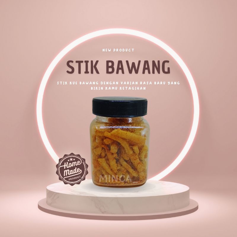 Jual KUE BAWANG STIK CAMILAN GURIH PEDAS MAKANAN CEMILAN RINGAN TOPLES ...