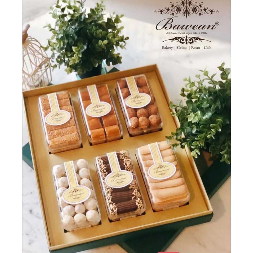 Jual READY JAKARTA 27 SEP 2025 - 6 SQUARE COOKIES HAMPERS BAWEAN ...