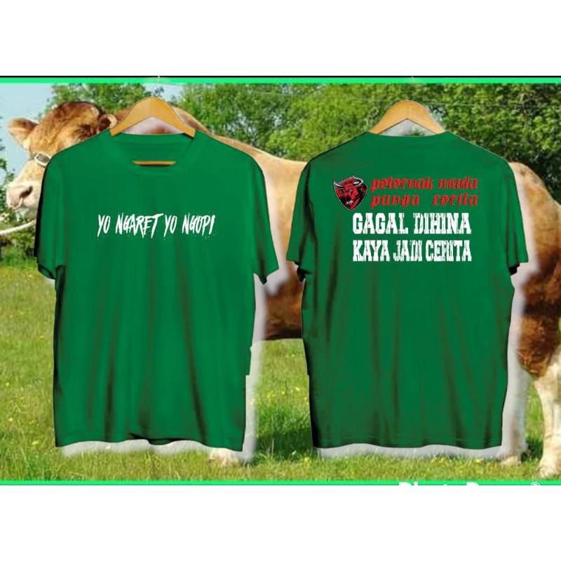 Jual KAOS SAPI YO NGARET YO NGOPI PETERNAK MUDA PUNYA CERITA GAGAL ...
