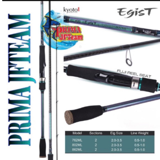 Jual JORAN KYOTO EGIST 762ML 802ML 862ML rod casting udang | Shopee Indonesia
