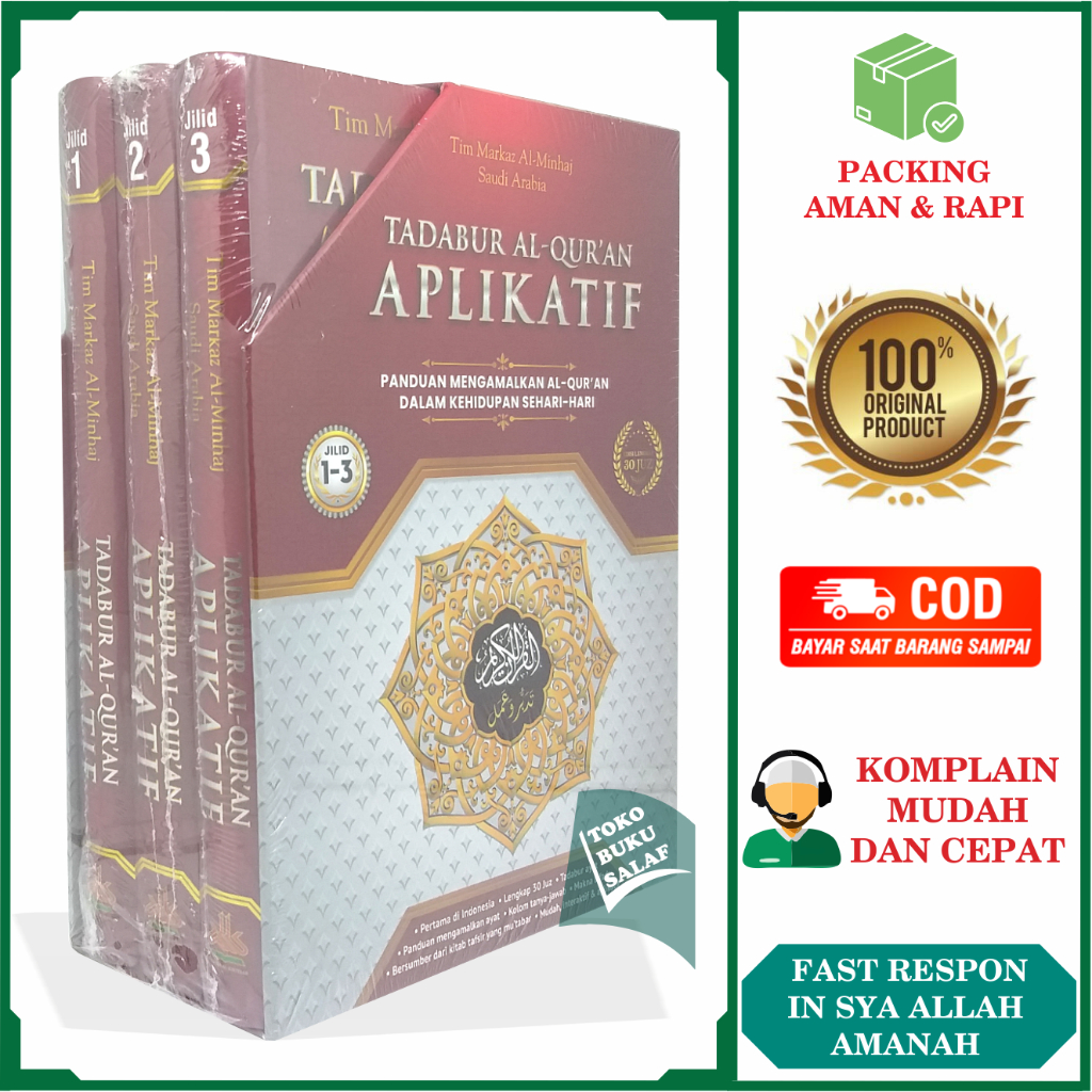 Jual PAKET 3 BUKU Tadabur Al-Qur'an Aplikatif KOMPLIT 1SET Panduan ...