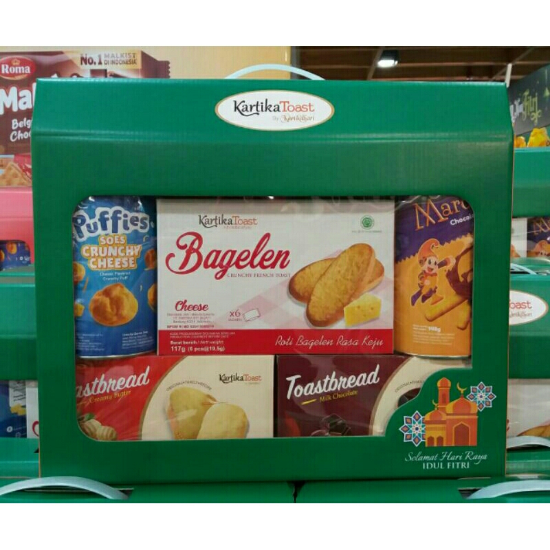 Jual PROMO Parsel Ramadan / Paket Kue Lebaran Kartika Sari Bandung isi ...