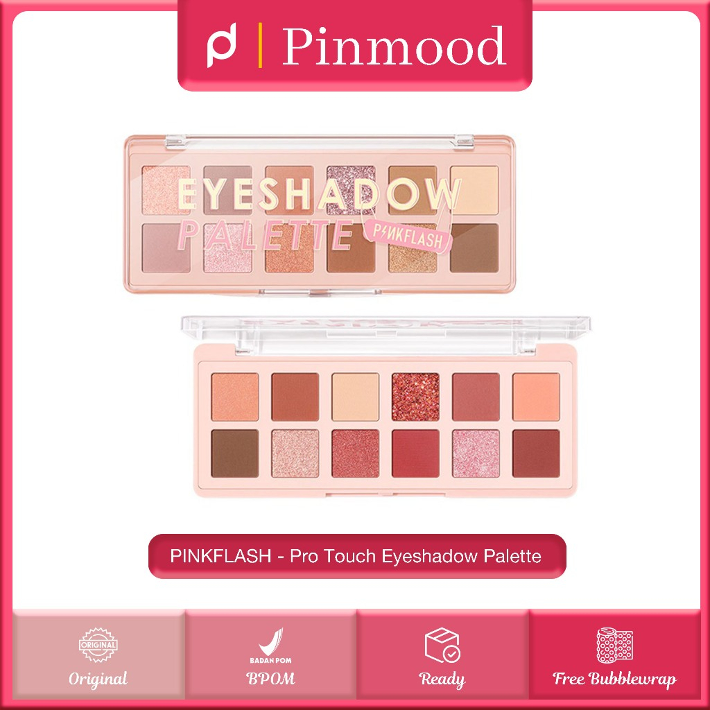 Jual PINKFLASH - PRO TOUCH EYESHADOW PALETTE ( PF-E15 ) - PinkDessert ...