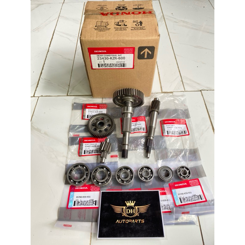 Jual GIGI RASIO KOMPLIT+BEARING SET HONDA VARIO 125 FI OLD PCX 125 KODE ...