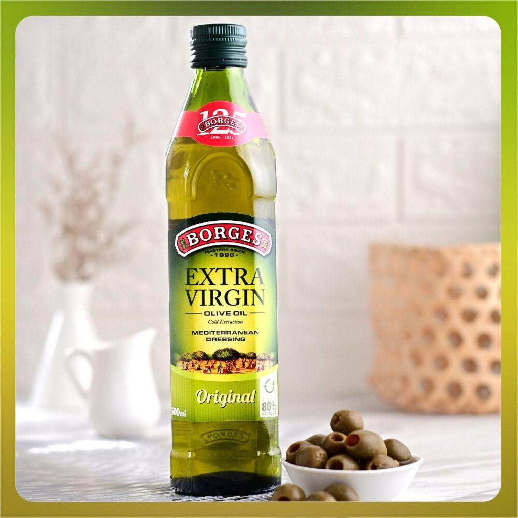Jual Borges - Extra Virgin Olive Oil 500 ml | Shopee Indonesia