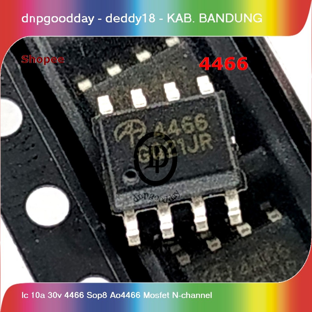 Jual ic 10a 30v 4466 sop8 ao4466 mosfet n-channel | Shopee Indonesia