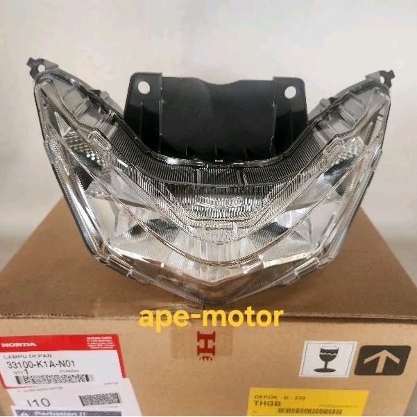 Jual LAMPU DEPAN BEAT FI TH 2020 KE ATAS 33100-K1A-N01 ORIGINAL HONDA | Shopee Indonesia