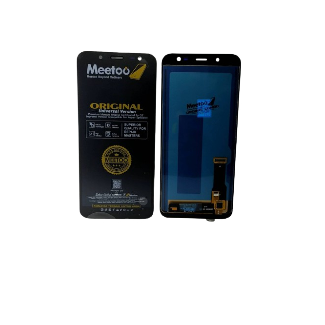 Jual LCD FULLSET SAMSUNG J600/A600/A6 2018 BLACK MEETOO | Shopee Indonesia