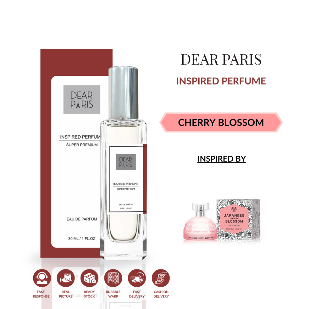 Jual DEAR PARIS Cherry Blossom Inspired Perfume 30 ML Parfum Wanita EDP ...