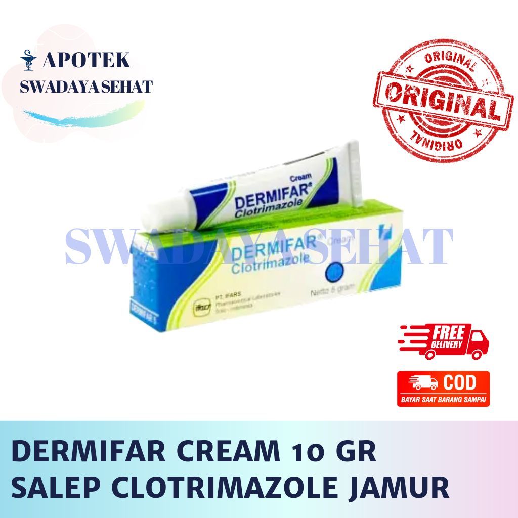 Jual DERMIFAR Cream Ifars 10 gr clotrimazole obat kulit | Shopee Indonesia
