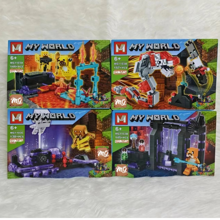 Jual Bricks Block Minecraft my world anak mainan toys | Shopee Indonesia