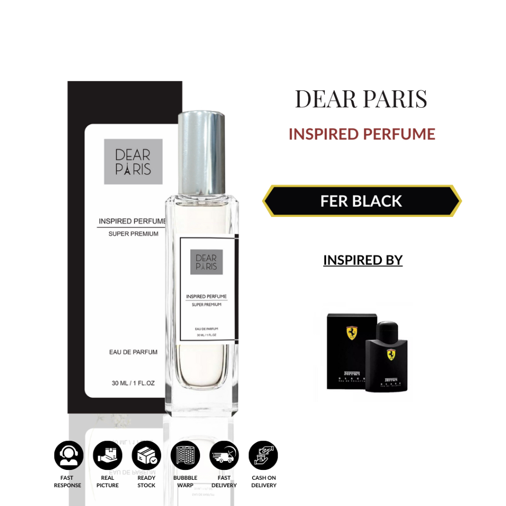 Jual DEAR PARIS Fer Black Inspired Perfume 30 ML Parfum Pria EDP Super ...