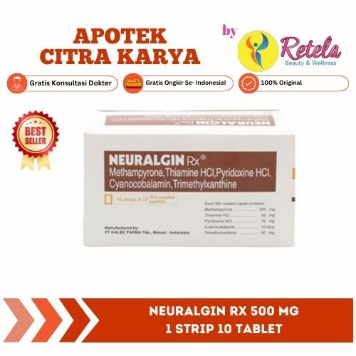 Jual Neuralgin Rx 500Mg 1 Strip 10 Tablet | Shopee Indonesia