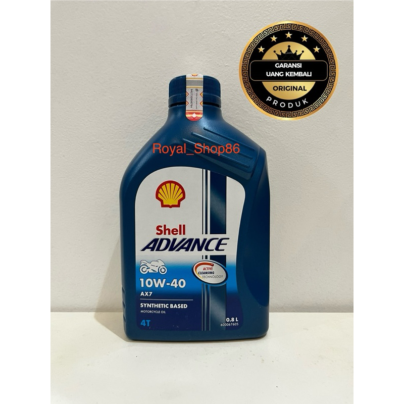 Jual OLI SHELL AX7 10W-40 800 ML 4TAK MOTOR BEBEK ORIGINAL | Shopee ...
