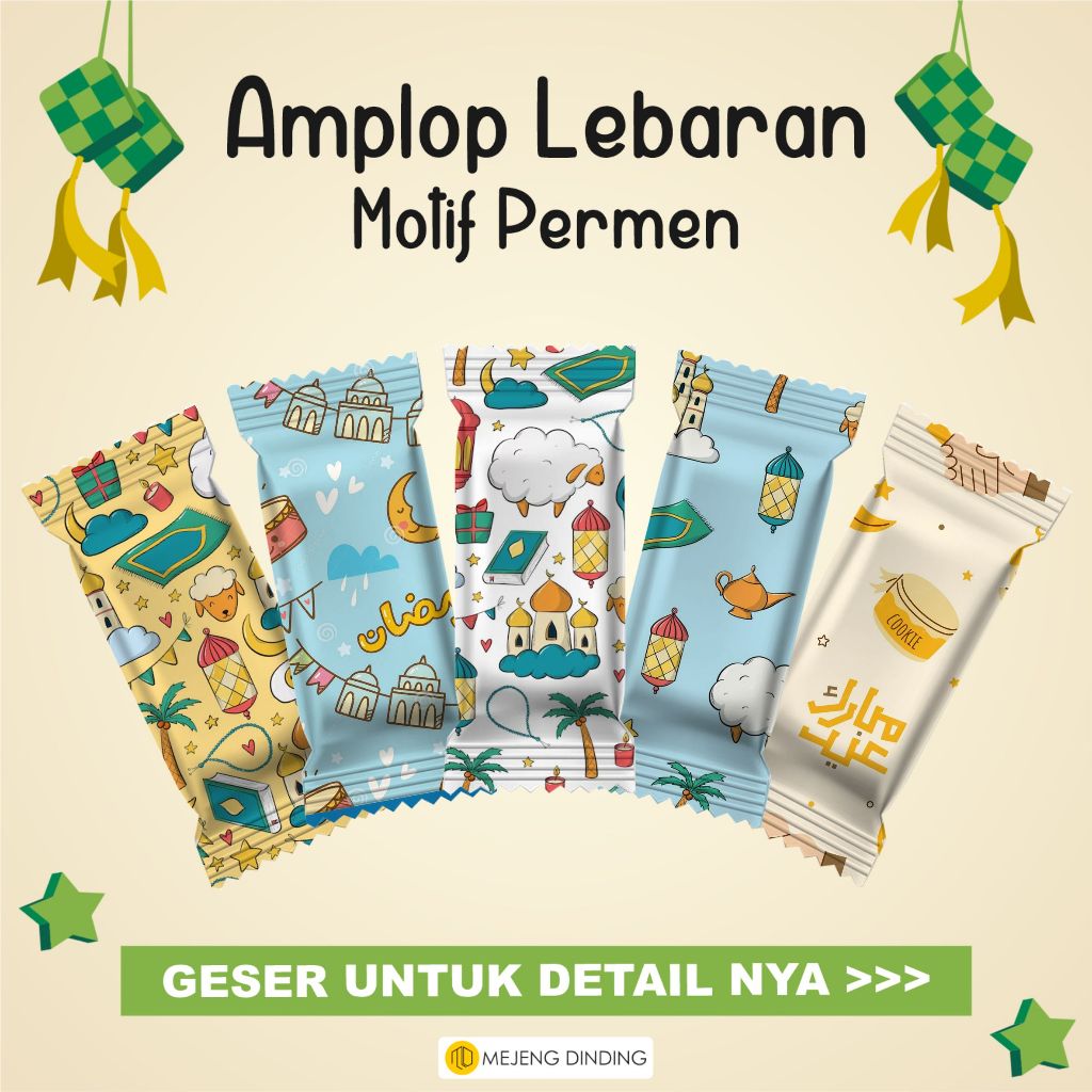 Jual ( ISI 12 ) AMPLOP PERMEN VIRAL / AMPLOP PERMEN / AMPLOP LEBARAN ...