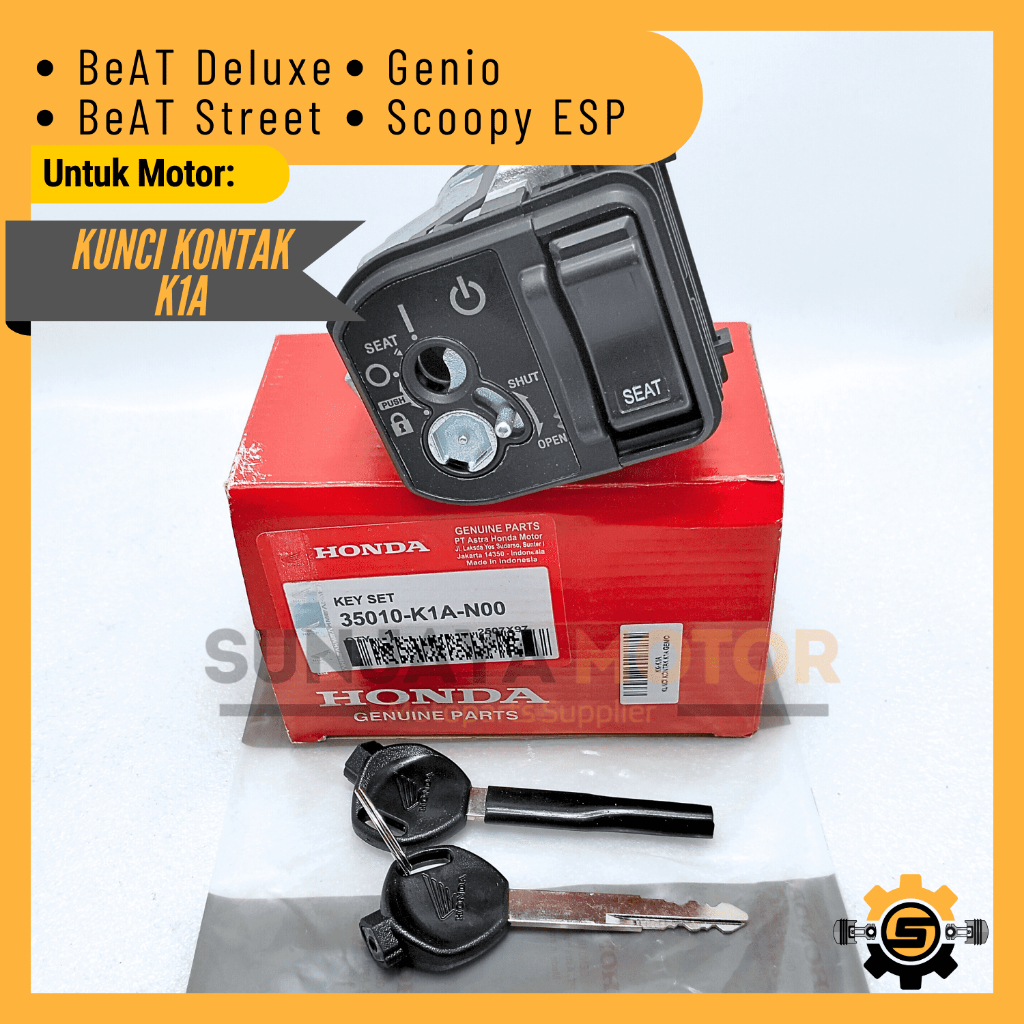 Jual Kunci Kontak Set K1A Keyset Original Honda Beat Deluxe Genio ...