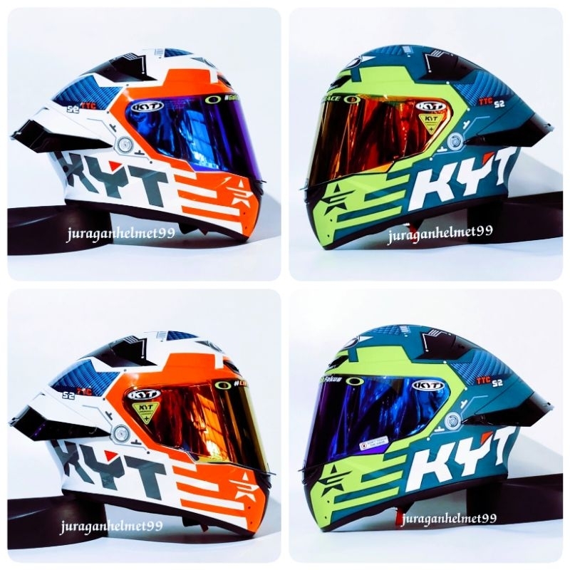 Jual Helm Full face KYT TT Course Fuselage Paket Ganteng | Shopee Indonesia