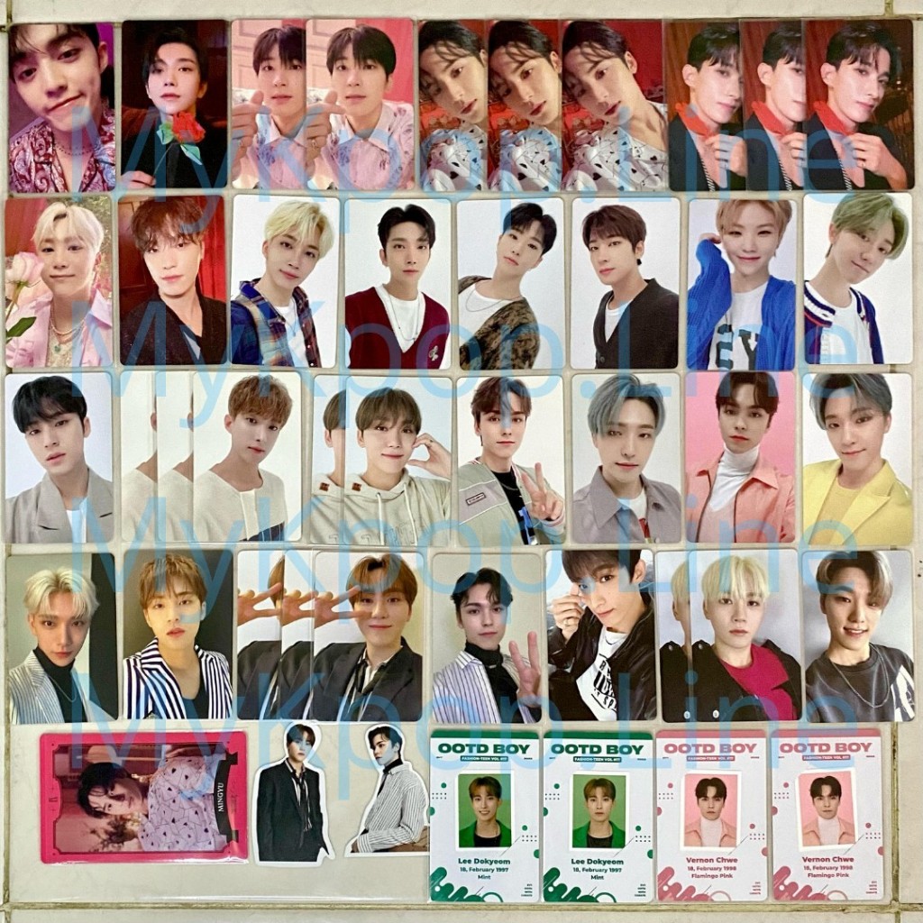 Jual SG seventeen 2019 2021 2022 2023 PC SVT Seasons Greetings 19 22 23 Official Photocard ID ...
