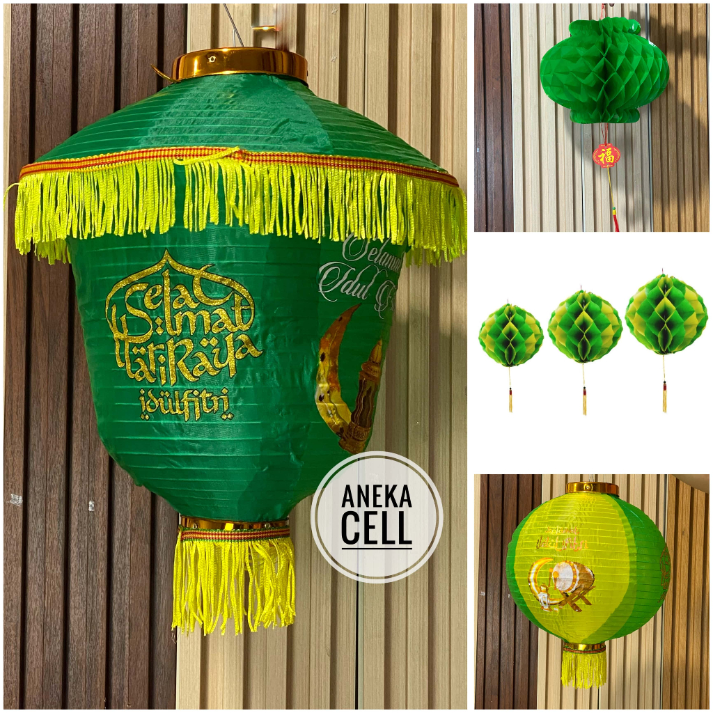 Jual LAMPION LEBARAN RUMBAI HARI RAYA IDUL FITRI DEKORASI RAMADHAN ...