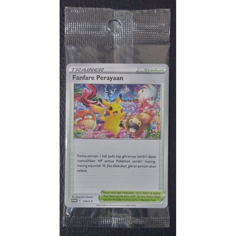Jual Kartu Pokemon TCG - Set Fanfare Perayaan Festival Jakarta - Fanfare | Shopee Indonesia