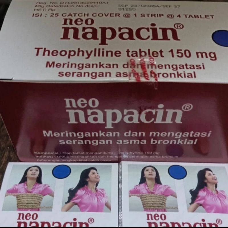 Jual obat asma 1 box 25 strip@100 tablet Neo napacin | Shopee Indonesia