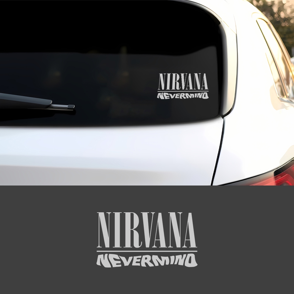Jual Stiker Kaca Mobil Band Musik Nirvana Nevermind Car Decal Sticker ...