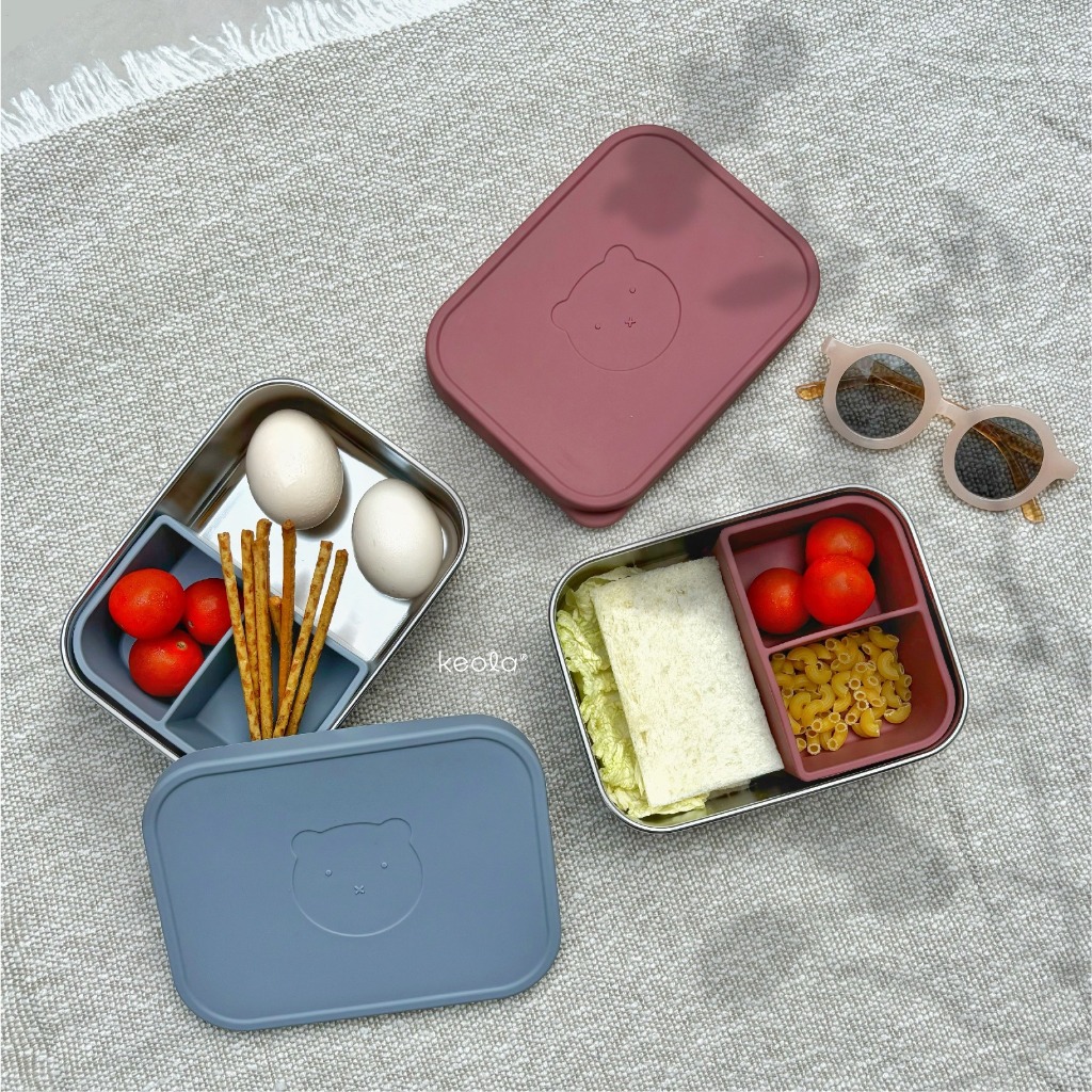 Jual MD - Keola Premium Lunch Box Stainless With Silicon Lid Leakproof ...