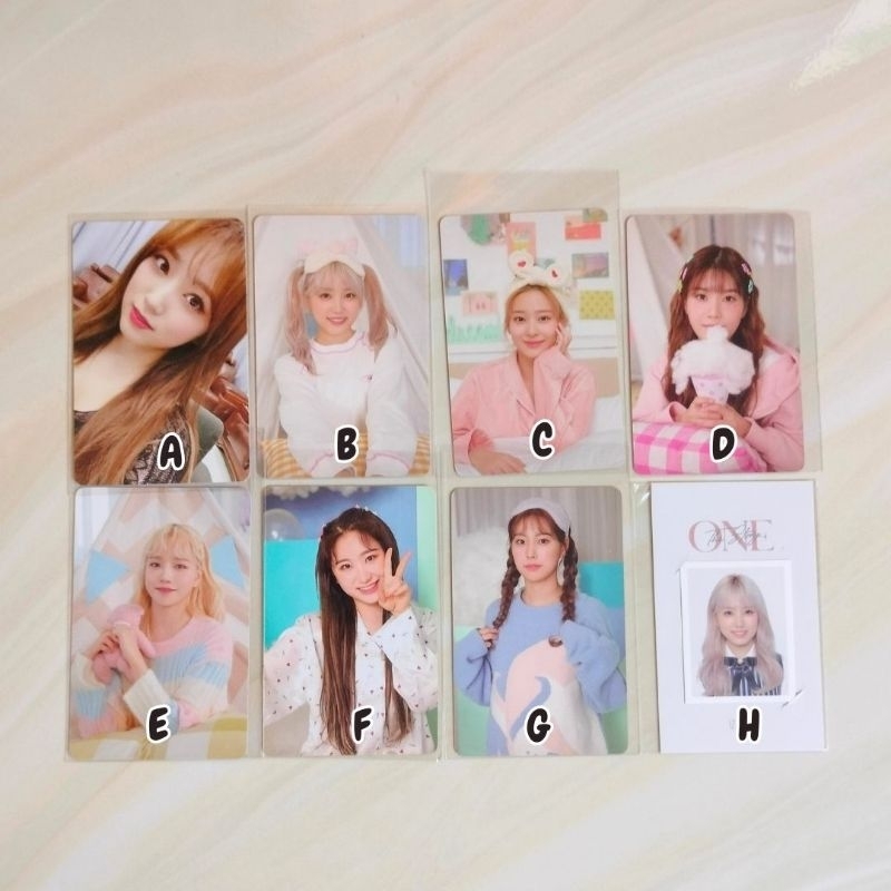 Jual Iz*one Pc Official Photocard nako minju Kwon eunbi Jo Yuri chaeyeon kang Haewon izone ...
