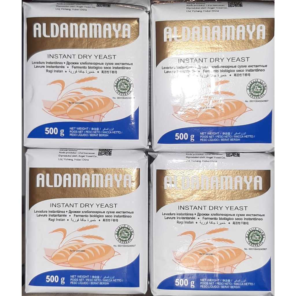 Jual Ragi Instant Yeast Aldanamaya ORI 500 Gram Angel Yeast HALAL MUI ...