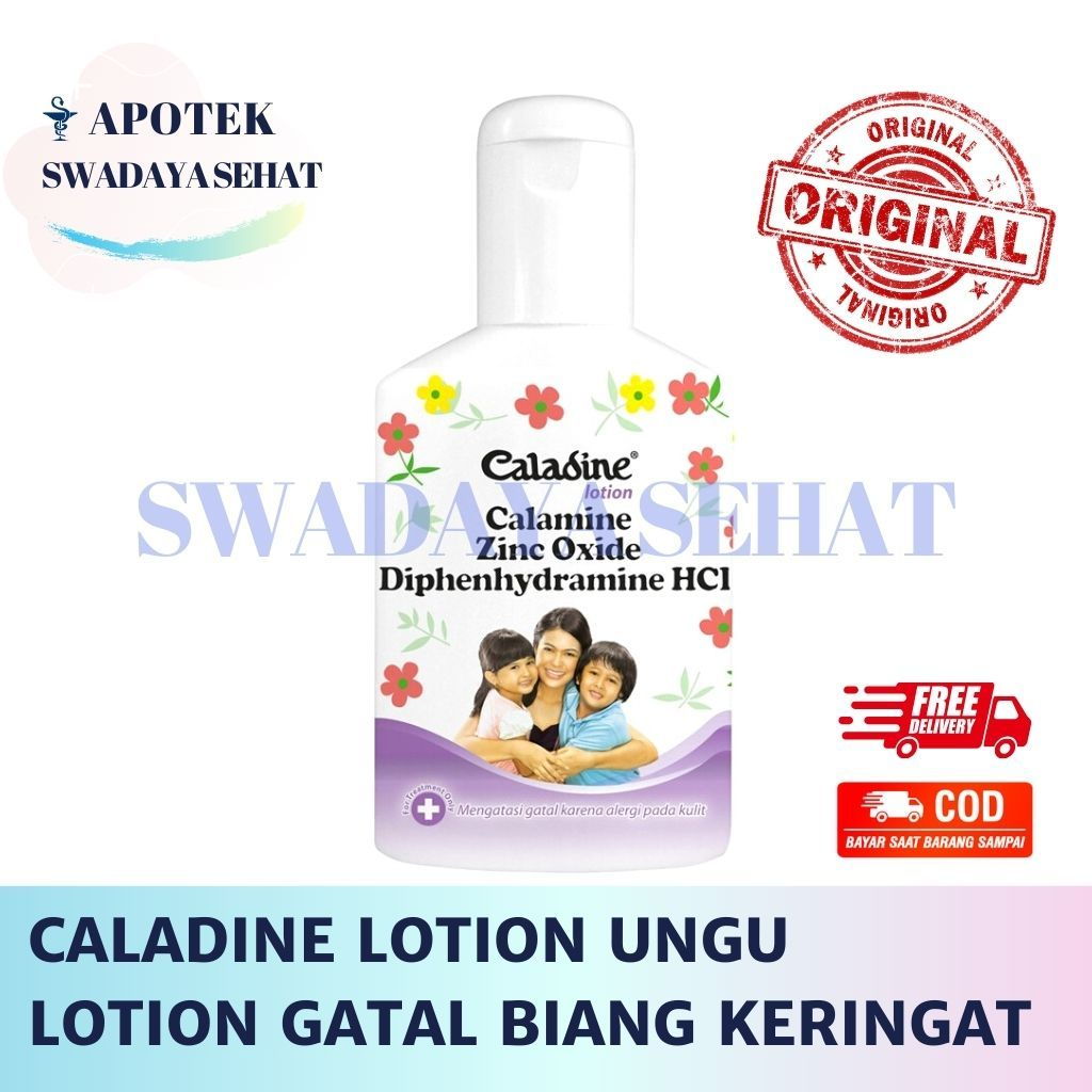 Jual CALADINE LOTION 95 ML - Pelembab Losion Kulit Gatal Anak Bayi 60 ML Biang Keringat Alergi ...