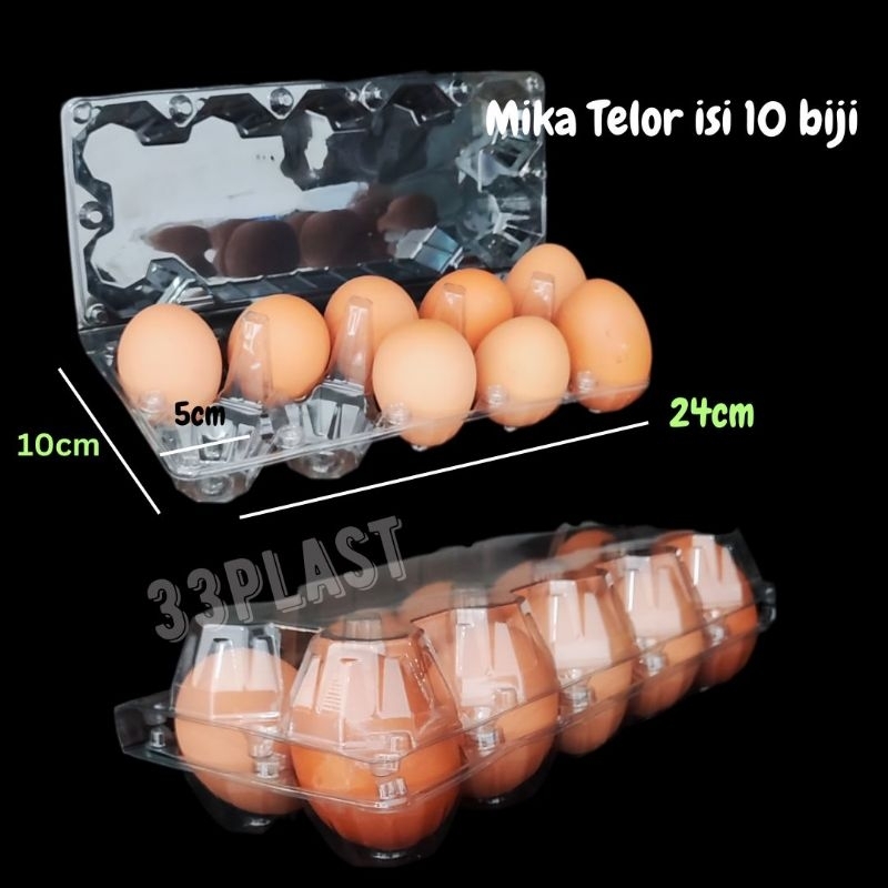 Jual Mika Telor isi 4 isi 6 isi 10 Telur TEBAL (25pcs) Mika Telur ...