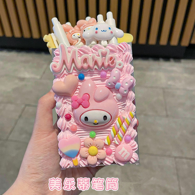 Jual DIY Deco Cream Kit/Tetapkan Kotak Pen/Tempat pensil menghias/ Deco ...