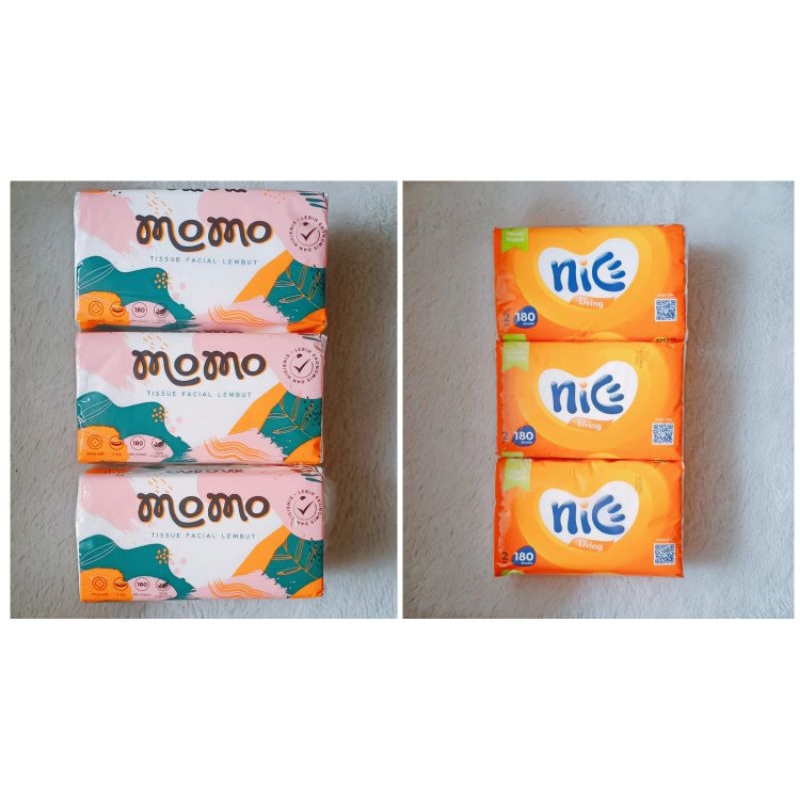 Jual Tissu Tissue Momo dan Nice paket 4pack | Shopee Indonesia
