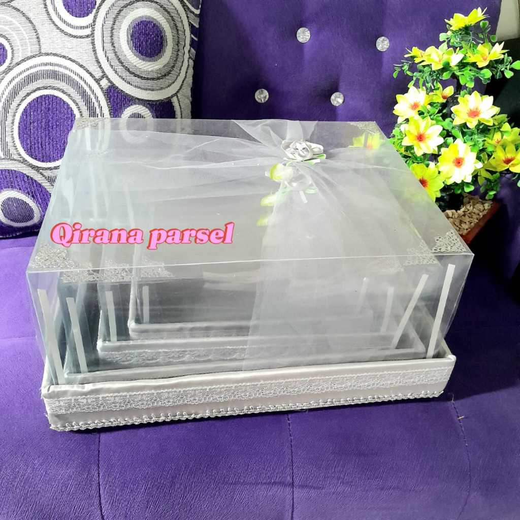 Jual Box Kotak Seserahan Pernikahan model tile SILANG Full Sett Isi 4 ...