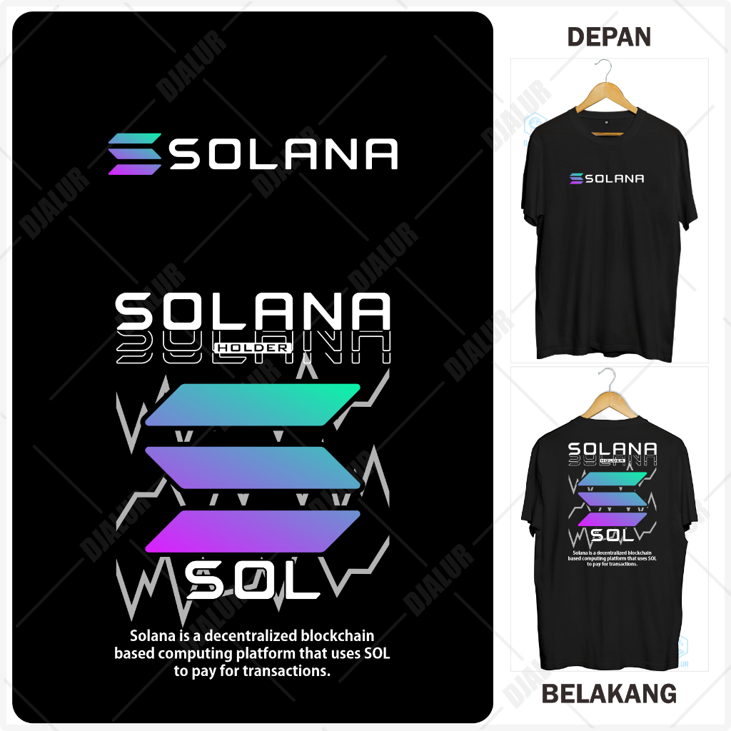 Jual Kaos Solana Web3 Infrastructure Crypto Currency Cotton Combed 30s Premium Djalur | Shopee ...