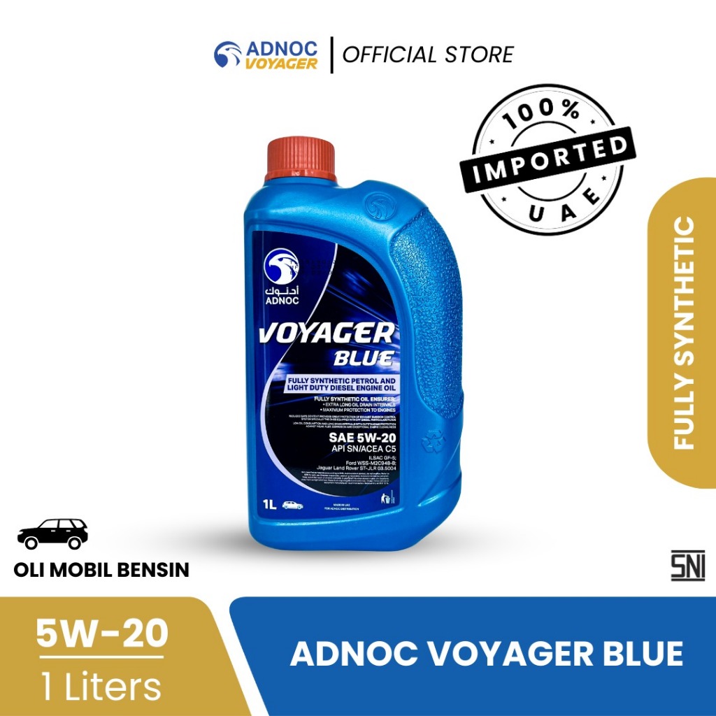 Jual Oli Mobil ADNOC Voyager Blue 5W20 - Maximum Protection To Engines ...