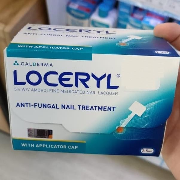 Jual Galderma Loceryl Nail Lacquer 5% 2.5ml Kuku Rusak | Shopee Indonesia
