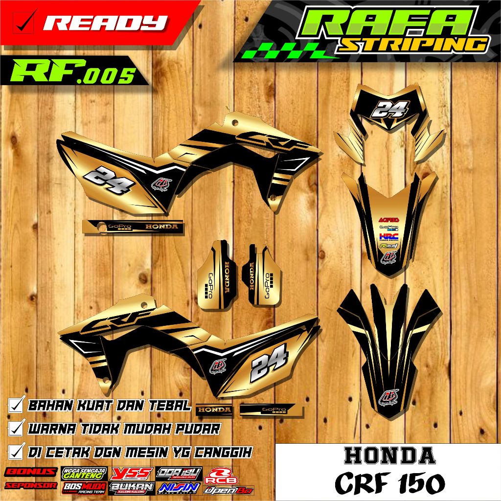 Jual Decal Crf 150 L Full Body - Decal Sticker HONDA CRF 150 L Full ...