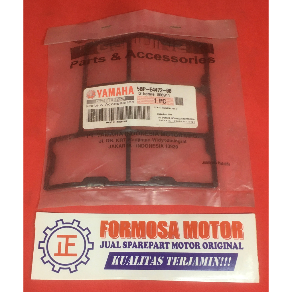 Jual PLAT PLATE BUSA FILTER HAWA UDARA SCORPIO Z 5BP-E4472-00 YAMAHA ...