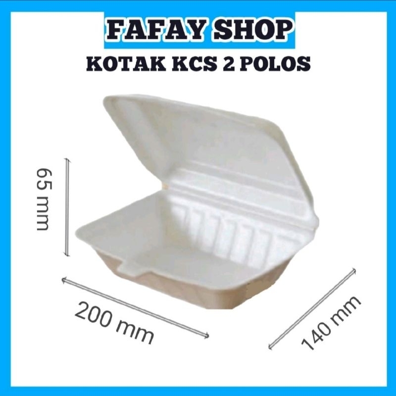 Jual Styrofoam ukuran sedang, KCS 2 tanpa sekat, tuntuk seblak, pisang ...