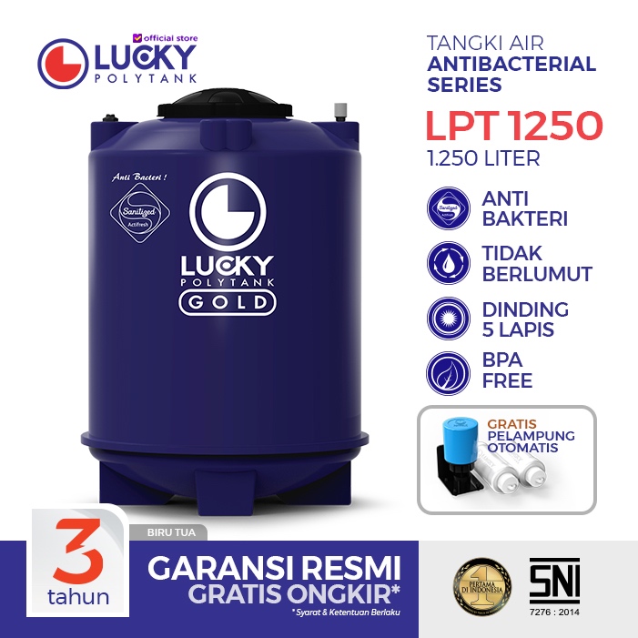 Jual Tangki / Toren Air Tangki Tanam Lucky 650 dan 1250 liter | Shopee ...