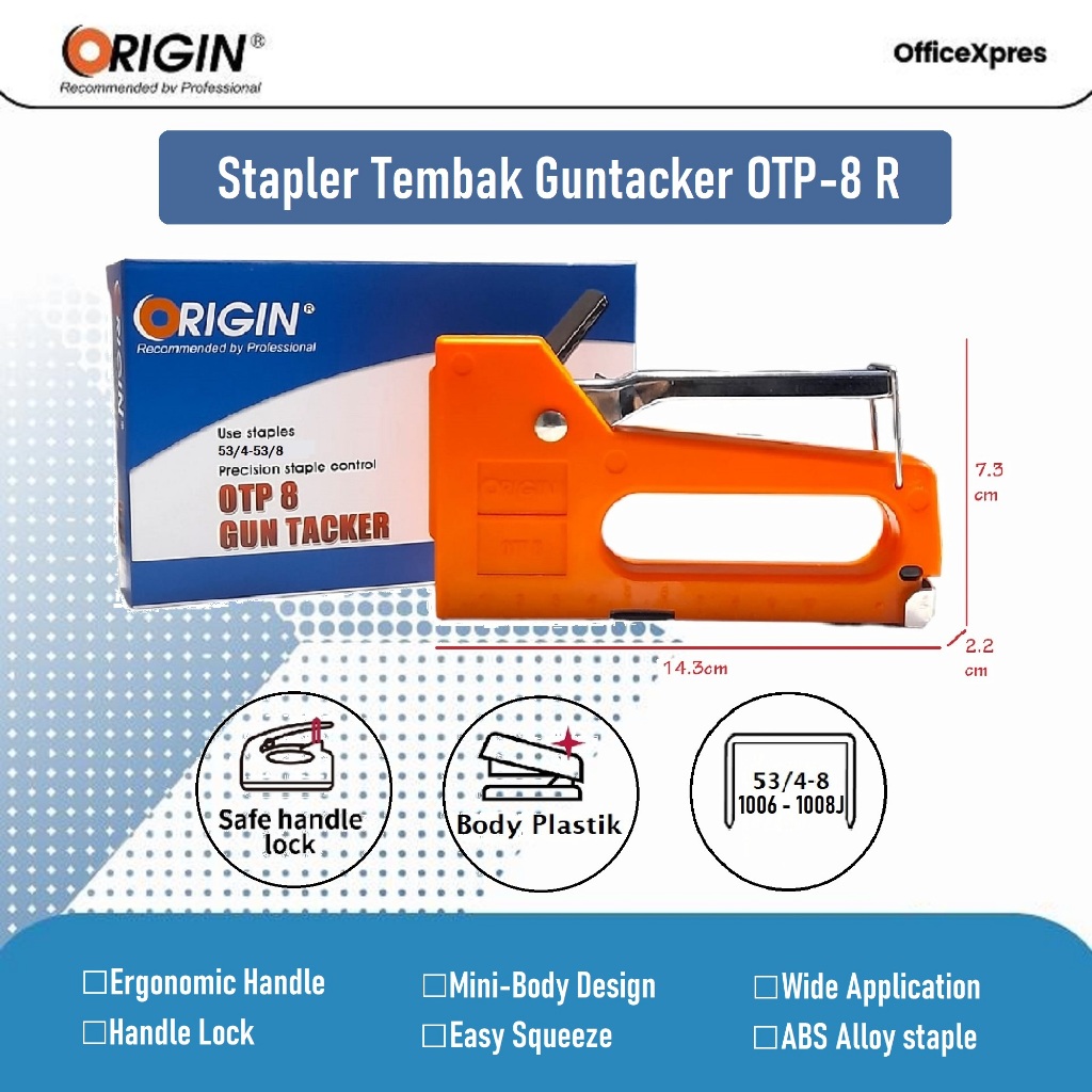 Jual Alat Stapler Tembak Jok Kulit / Steples Tembak / Stapler Kayu ...